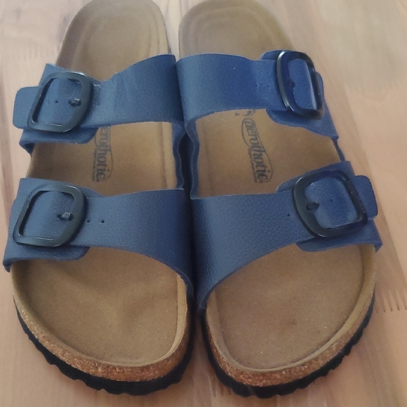 Aerothotic | Shoes | Comfy Blue Sandals By Earth Spirit | Poshmark